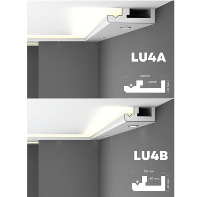 COVING DOWNLIGHT LED PLASTER COATED EPS Ceiling Wall LU4 *PREMIUM ...