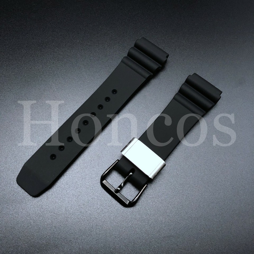 Replacement Z22 Fits for Seiko Rubber Divers Watch Band Strap 22 ...