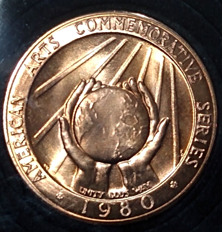 1980 U.S. Mint 1/2 Oz Gold Commemorative Arts Medal Marian Anderson ...