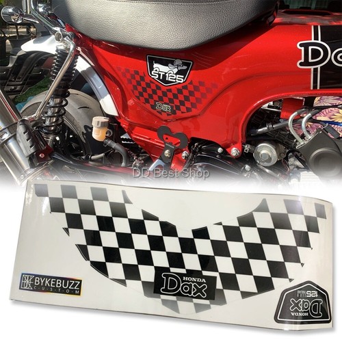 Sticker Emblem Decal Black Honda Dax Dog ST125 Body Tank Frame Side Jap ...