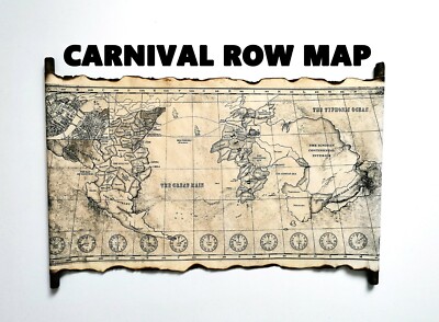 Carnival Row World Map, The Republic of the Burgue Map, The Pact Map ...
