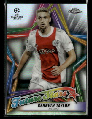 Kenneth Taylor 2021-22 Topps Chrome UEFA Champions #FS-8 Future Stars ...