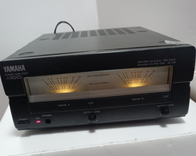 YAMAHA A100 2ch Stereo Power Amplifier Confirmed Operation from JAPAN ...