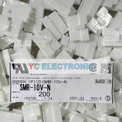 200PCS/pack New Connector SMR-10V-N Plastic Shell 10Pin 2.5mm Pitch | eBay