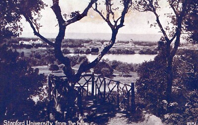 Stanford University from the Hills Stanford California Postcard | eBay