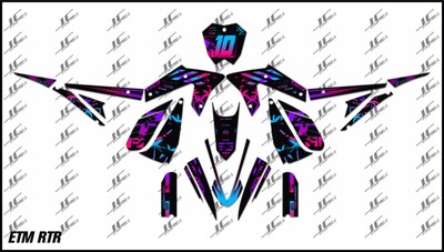 ETM RTR graphics kit decals THICK AND HIGH GLOSS ..... | eBay