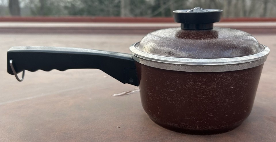 Vintage Brown Club Cookware Set of 6 - Aluminum Pots w/ Lids - 4 Qt 3 ...