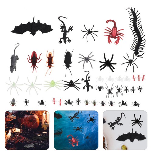 Plastic Spiders Realistic Bugs Prank Realistic Bugs Toys Toy Bugs Fake ...