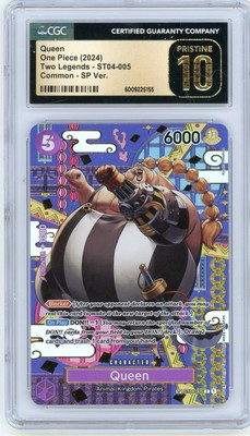 Pristine 10 2024 One Piece TCG Two Legends Queen SP Parallel ST04-005 ...