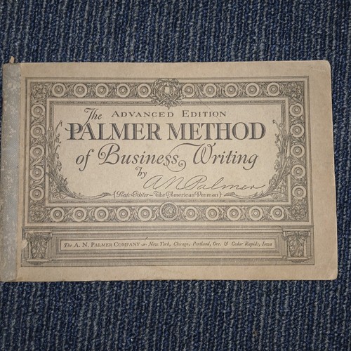 Palmer Method of Business Writing 1929 Vintage Advanced Edition | eBay