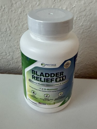 Phytage Bladder Relief 911 Urinary Tract Health 60 Veggie Caps 05/2026 ...