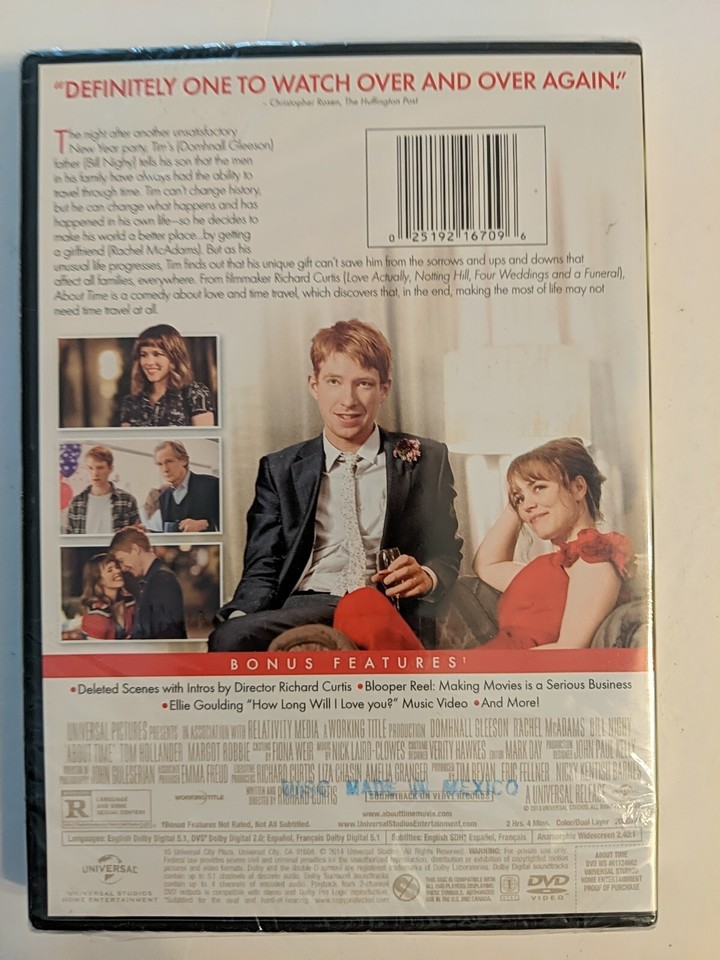 About Time (DVD, 2013) 25192167096 | eBay