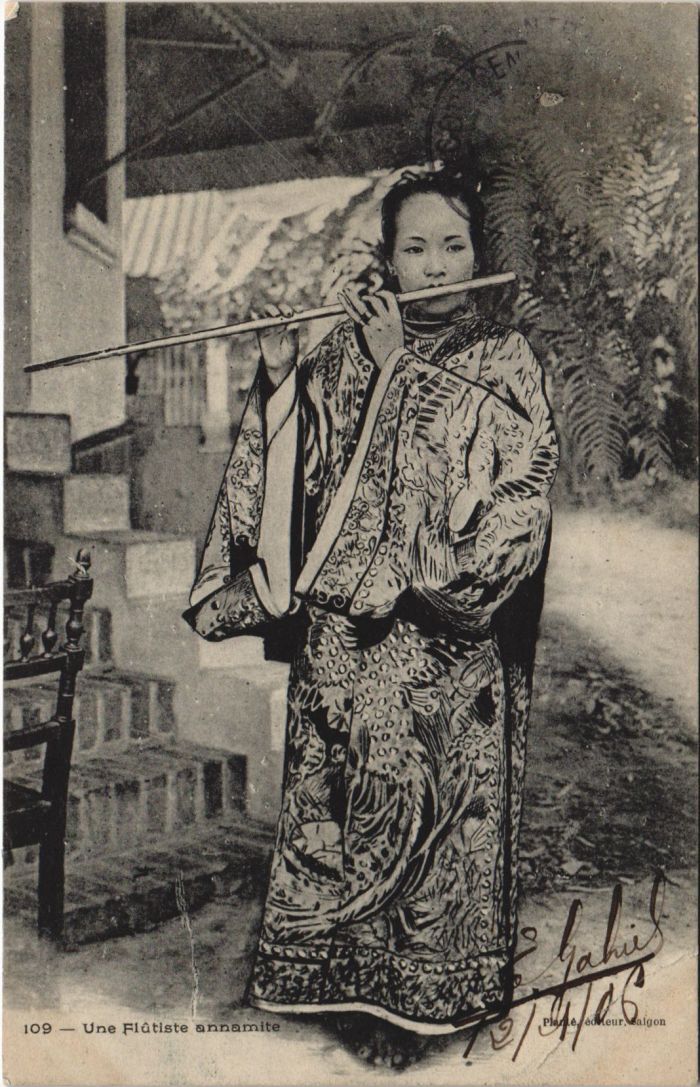 CPA AK Une Flutiste annamite VIETNAM-INDOCHINA (1105843) | eBay