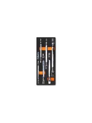 Beta Tools M79 6pc Swivel End Socket Wrench Set in Soft Tray for Roller ...