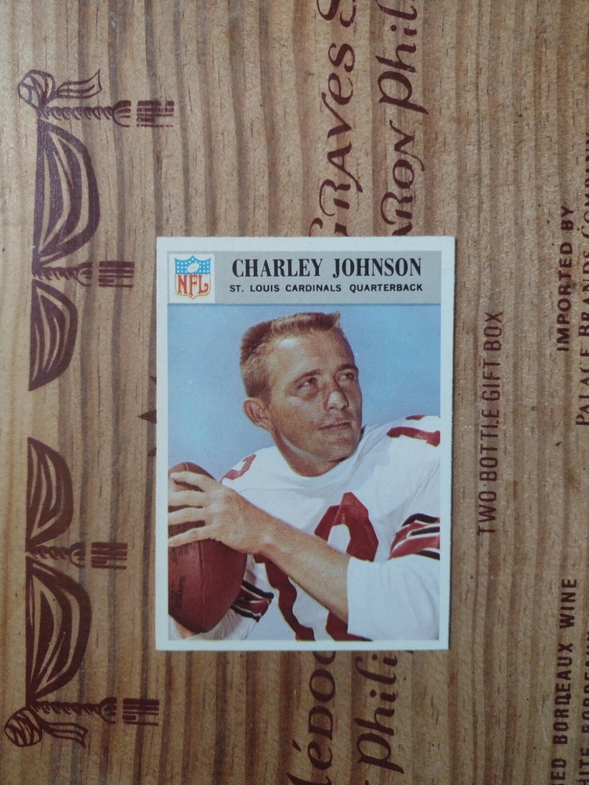 1966 Philadelphia #63 Charley Johnson Cardinals CENTERED/NRMT W ...