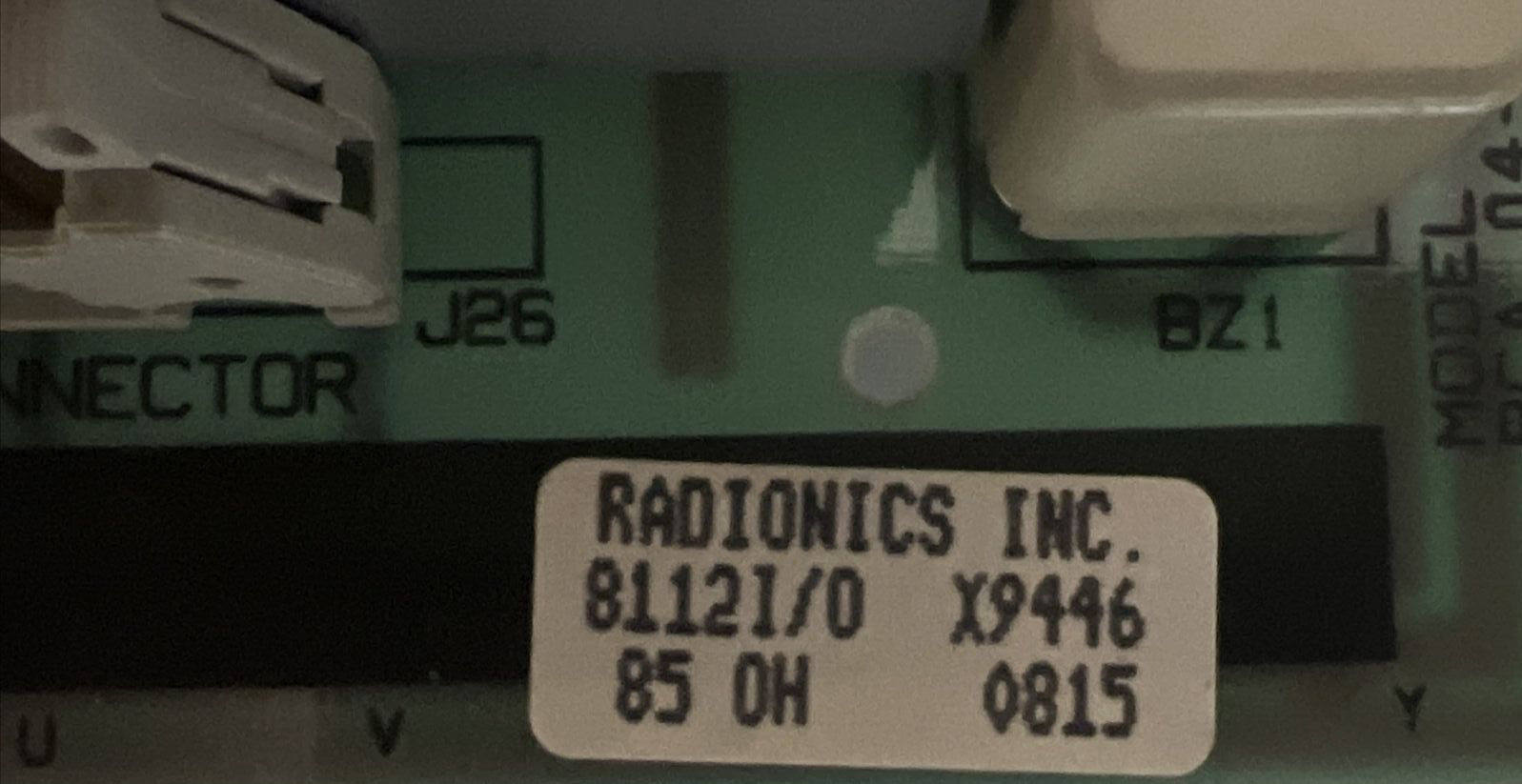 Radionics Omegalarm D8112 Alarm Control Panel System Fire Module for ...