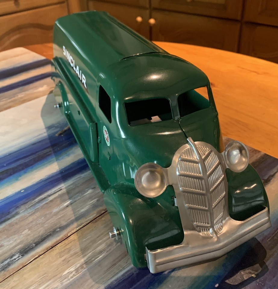 Marx Studebaker Pressed Steel COE Sinclair Oil Gas Delivery Truck Toy ...