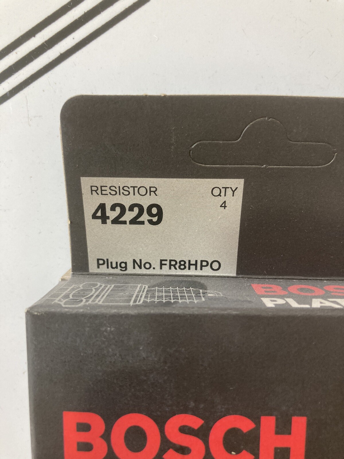 Bosch Platinum Spark Plugs #4229 pack of four | eBay