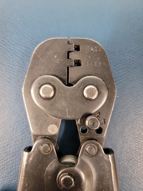 AMP 90124-2 Type-f Hand Crimp Crimping Tool 20-14 AWG for sale online ...