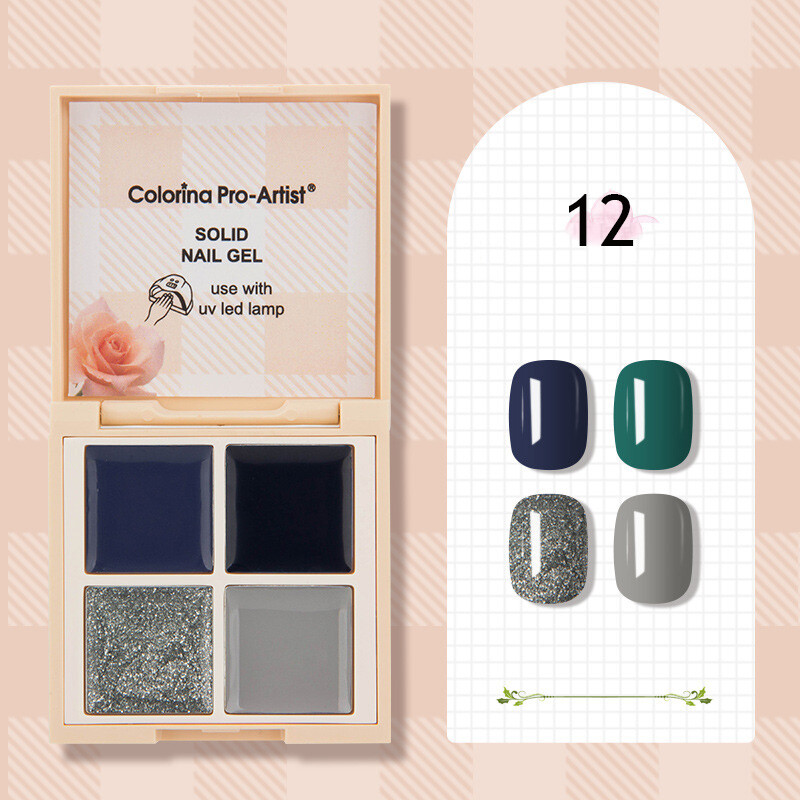 Solid Cream Gel Polish Painting Gel Color Mud Gel Nail Manicure Pudding ...
