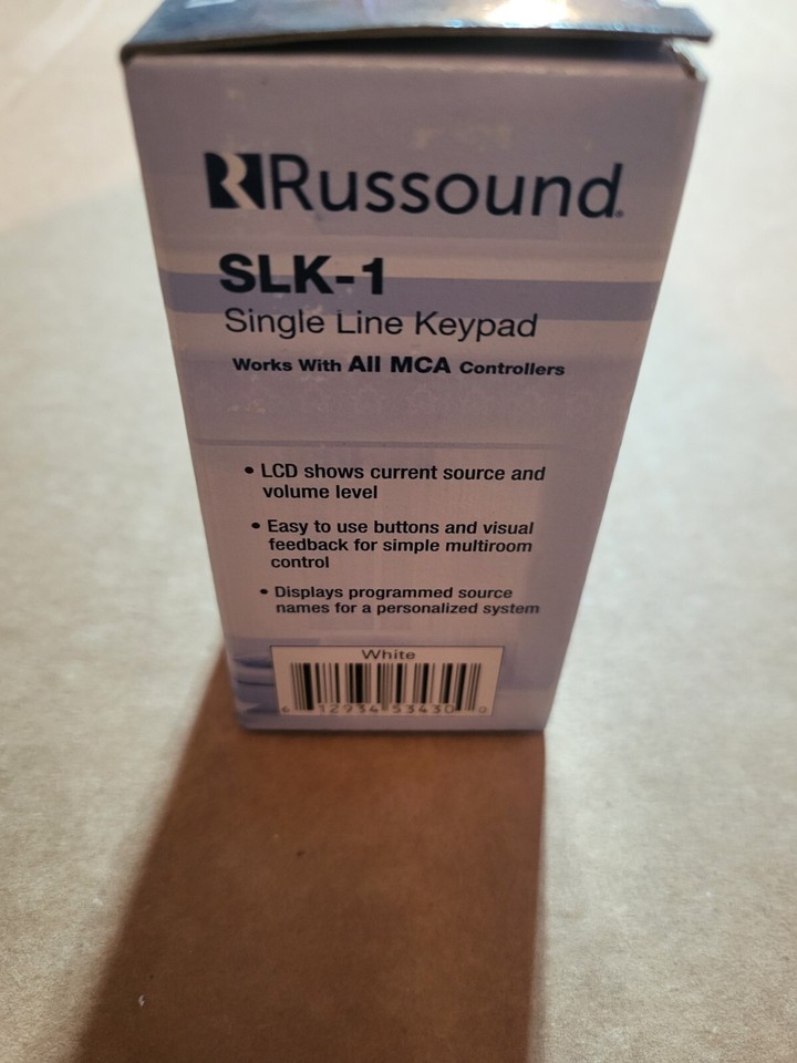 RUSSOUND AUDIO SYSTEM KEYPAD SLK-1 LCD FOR SOURCE & STATION CONTROL | eBay