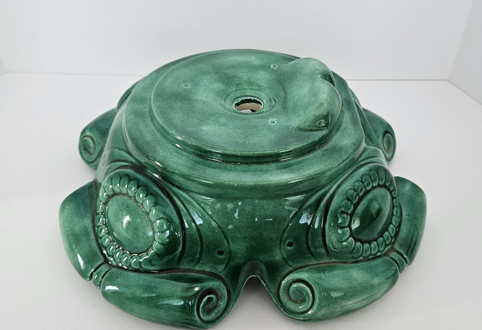 Ceramic Christmas Tree Base Green Replacement. Base Only. VTG. Atlantic ...