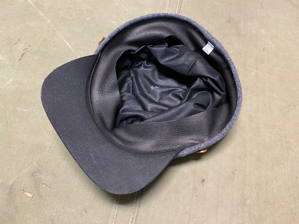 CIVIL WAR CONFEDERATE INFANTRY KEPI FORAGE CAP-XLARGE | eBay