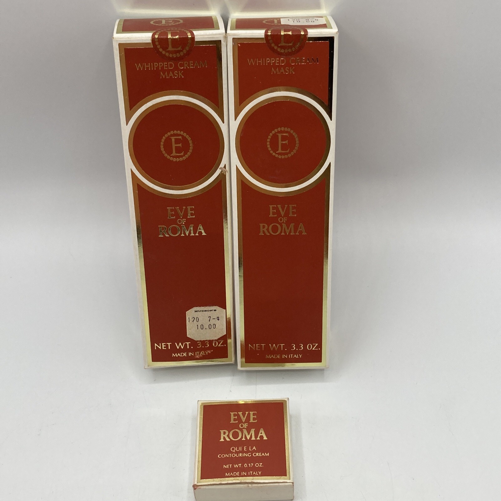 Vintage 1960s Eve Of Roma Cosmetic Lot Prop Whipped Cream Mask Contouring Cream | eBay