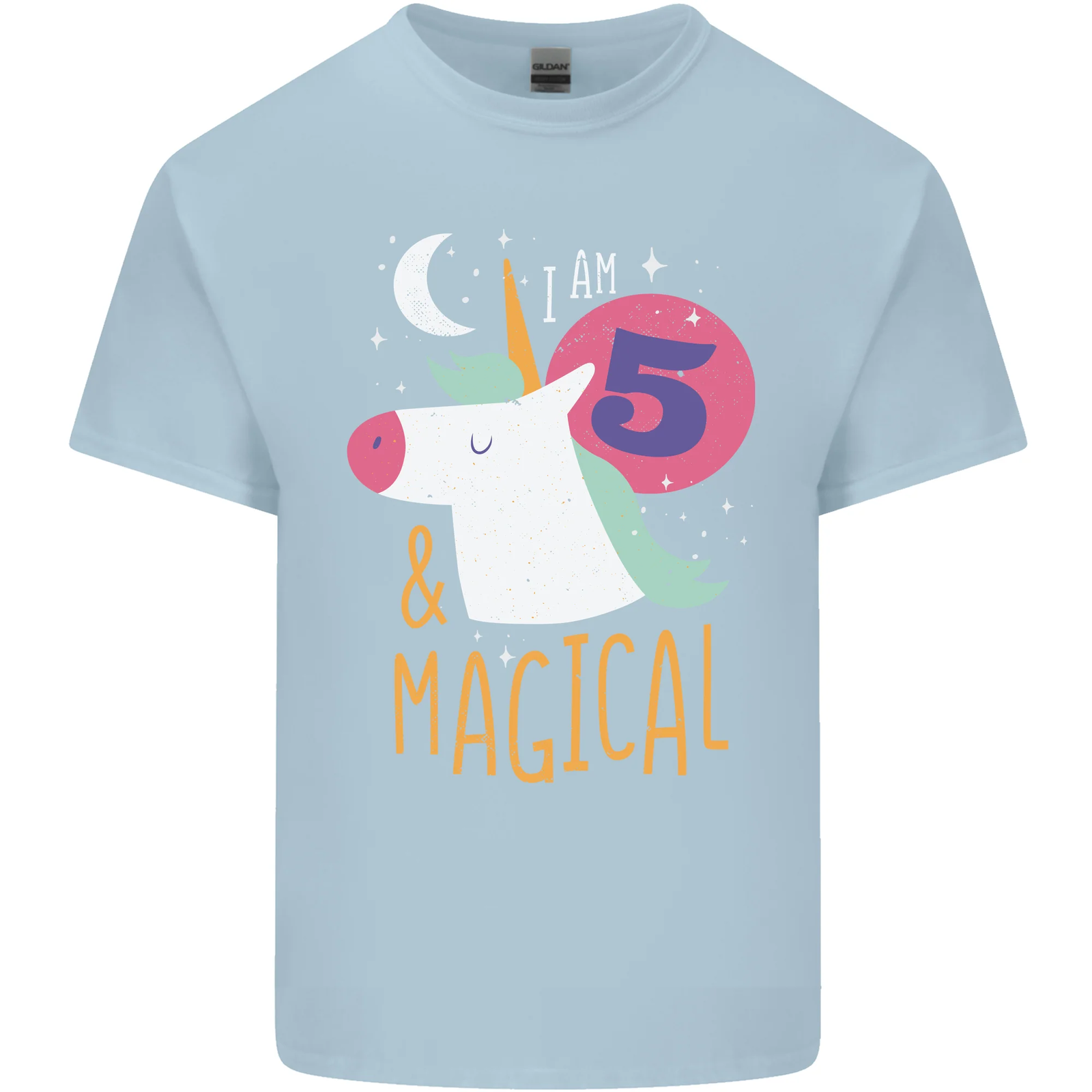 5 Year Old Birthday Girl Magical Unicorn 5th Kids T-Shirt Childrens | eBay