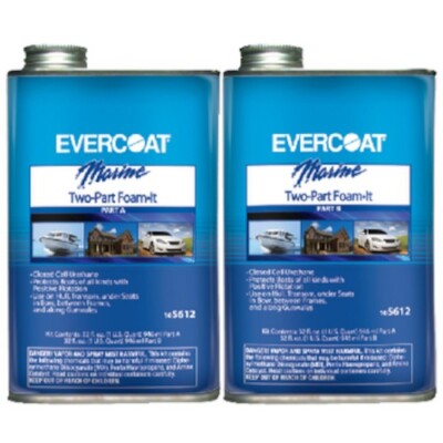 Evercoat Marine Two-Part Foam It Kit - For Insulating and Filling ...