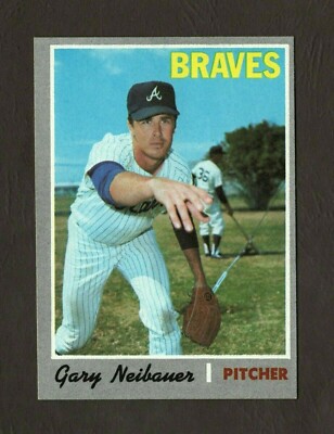 1970 Topps Baseball Card #384 Gary Neibauer – Atlanta Braves | eBay