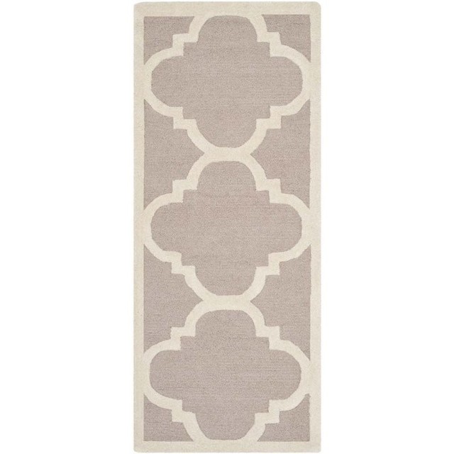 safavieh handmade moroccan cambridge beige ivory wool rug 2 6 for sale ...