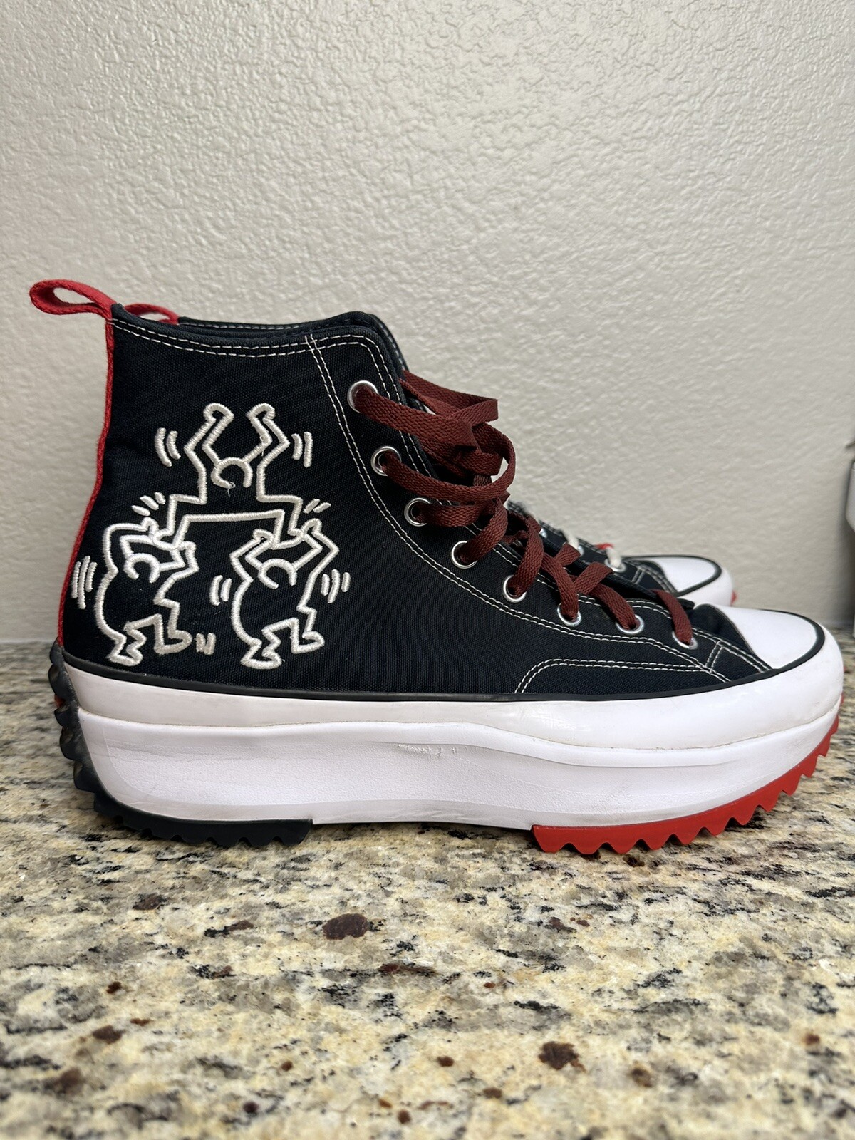Converse Run Star Hike Keith Haring Black Red White 1… - Gem