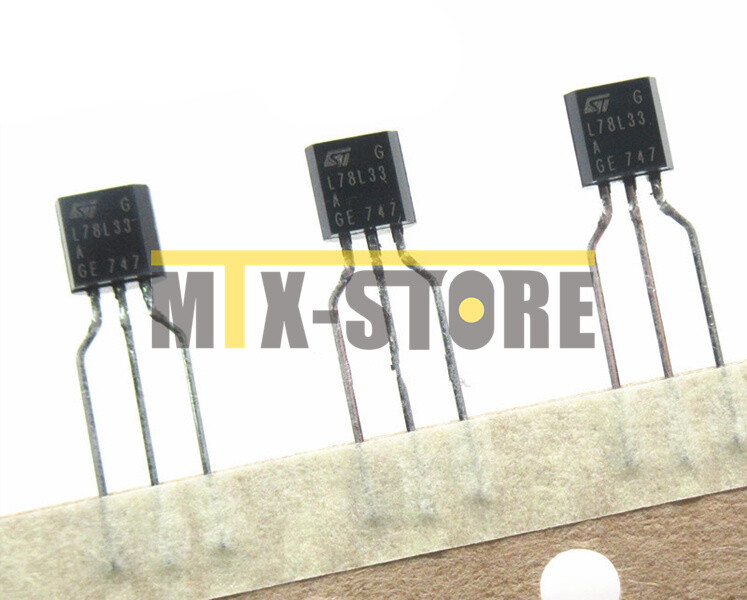 200PCS POSITIVE VOLTAGE REGULATORS IC ST TO-92 L78L33ACZ L78L33A L78L33 ...