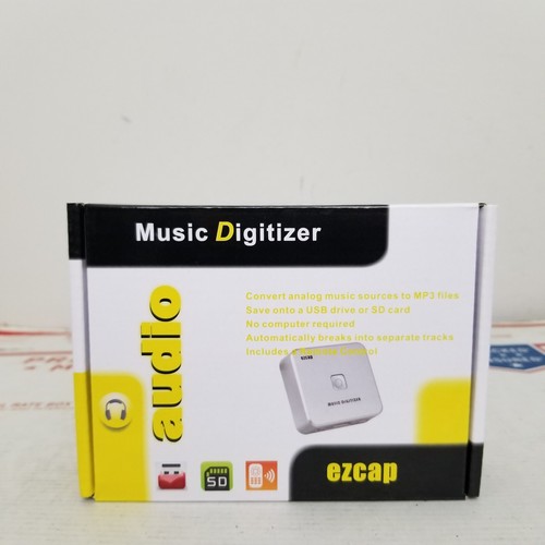 Ezcap Music Digitizer 241 3.5mm RCA Audio Capture Recorder To SD Card U ...