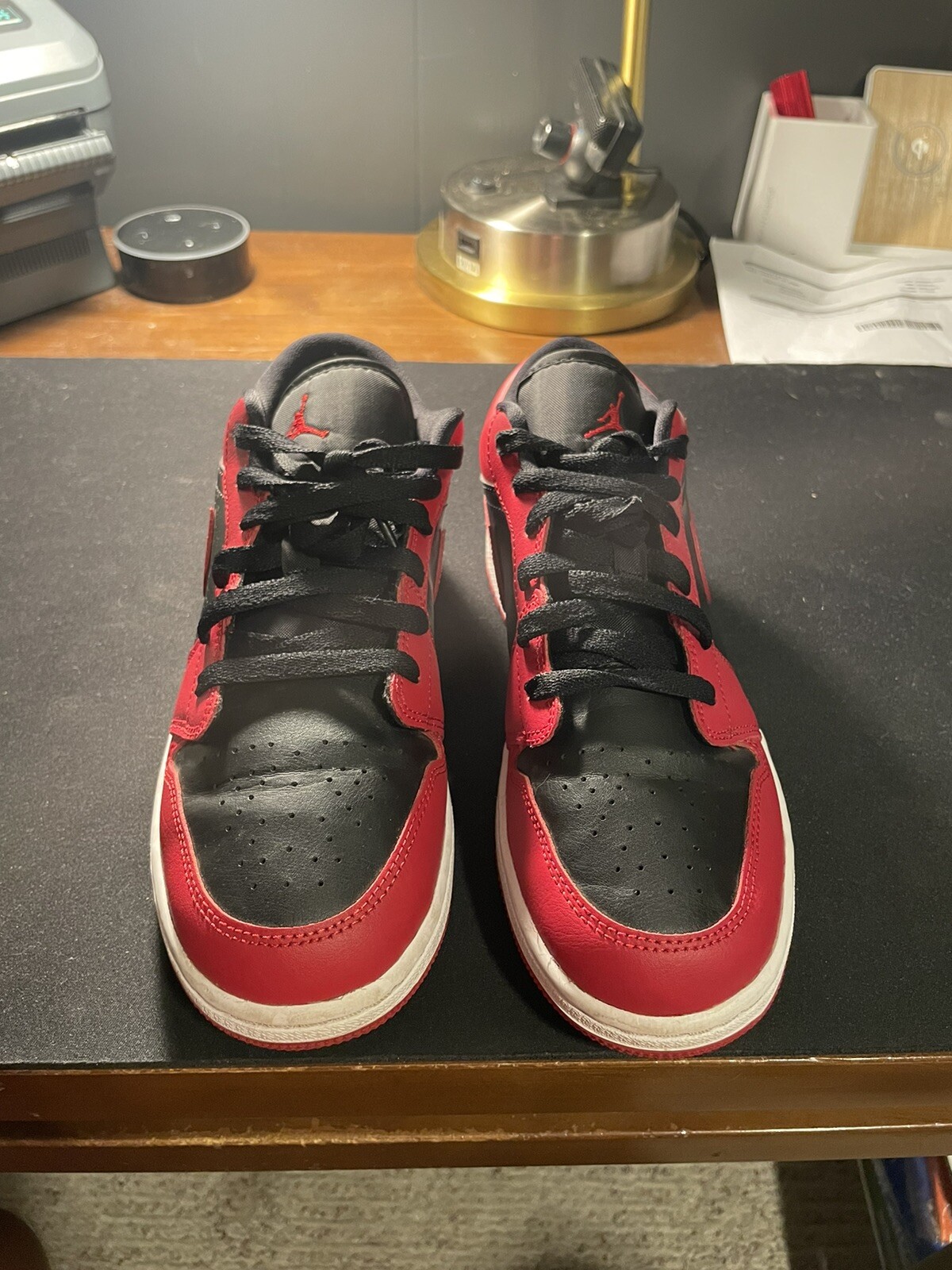 Nike Air Jordan 1 Low (GS) Reverse Bred (553560-606) Size 6Y | eBay