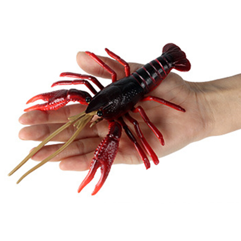 Crayfish (RED) Sea Animal Figures Toy Plastic Small Ocean Animal ...