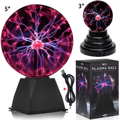 Electric Magic Plasma Static Ball Lava Lamp Light Touch Sensitive ...