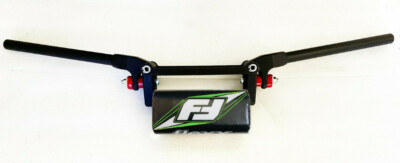 Fasst Flexx 10 Degree Enduro High Handlebars Bars Green Pad Dirtbike's ...