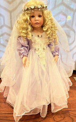 VTG RUSTIE DESIGNS & DONNA RUBERT PORCELAIN DOLL “LeeAnn” 352/750 22 ...