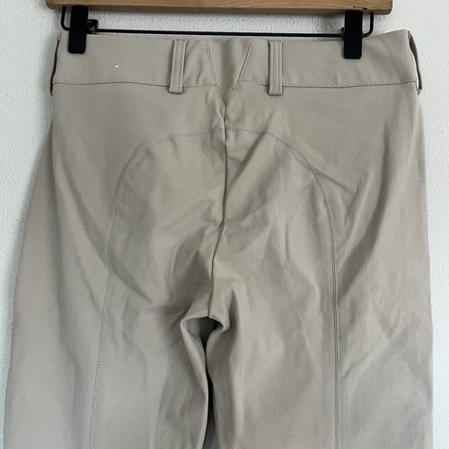 Ariat Womens 26R Pro Series Riding Breeches Zip Equestrian Beige | eBay