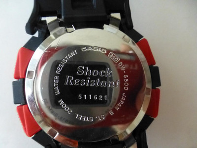 Casio G-Shock DW-5500C-1 Rare Vintage Watch Collectible Used Casio G-Shock DW-5500C-1 Rare Vintage Watch Collectible Used