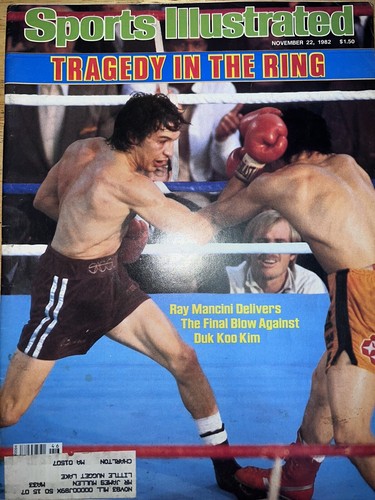 RAY BOOM BOOM MANCINI SPORTS ILLUSTRATED November 1982 Vintage Magazine ...
