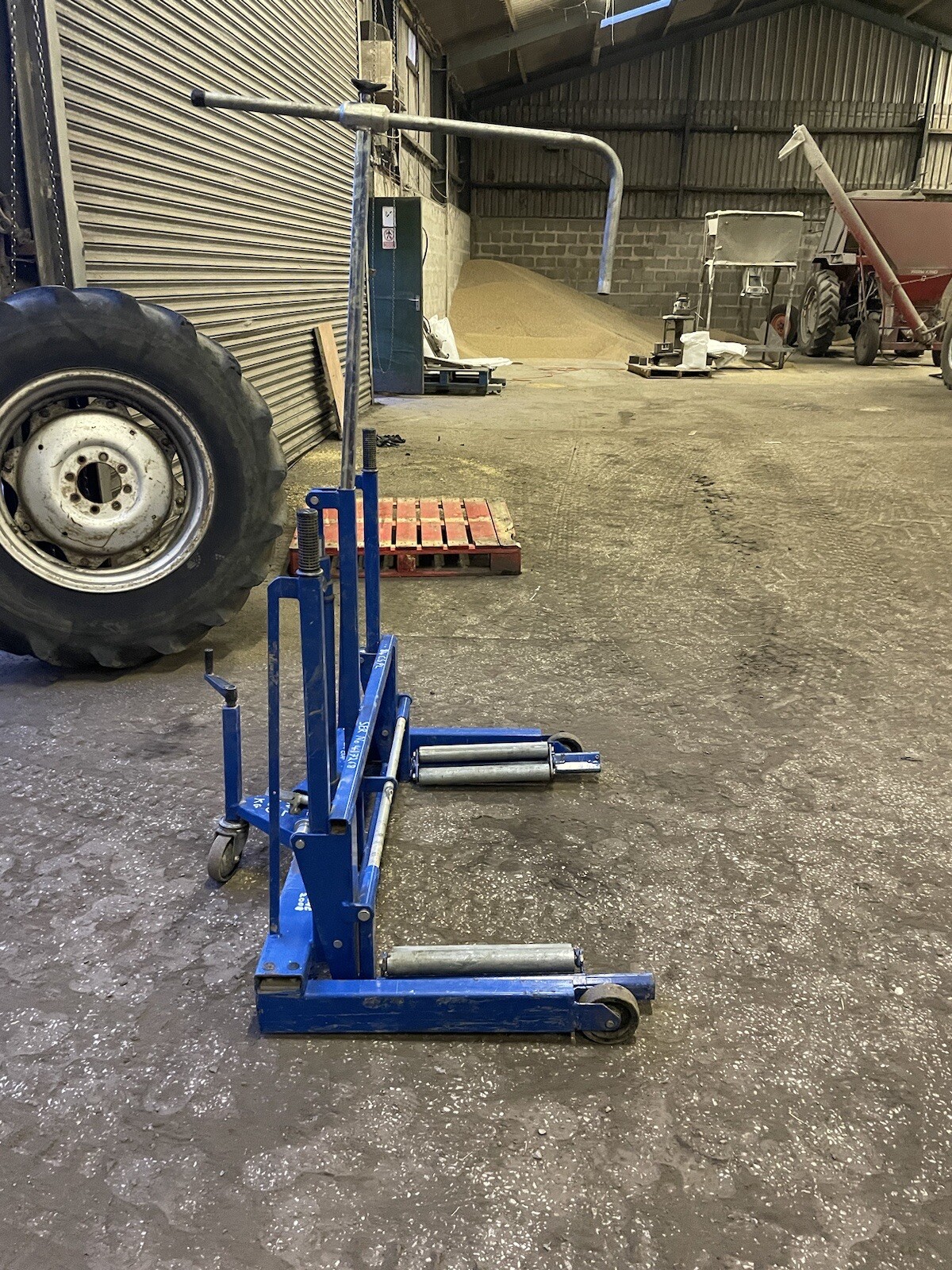 Tractor Truck Lorry Waggon Trailer Wheel Changing Trolley Jack | eBay UK