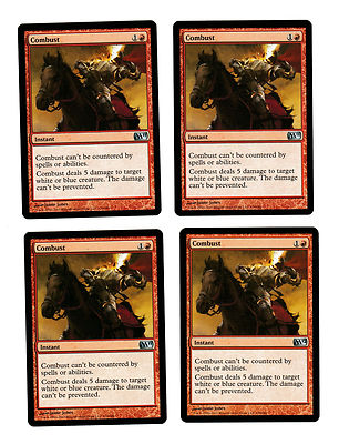 4x Combust EX M11 M12 Mtg Magic Commander EDH 4x x4 | eBay