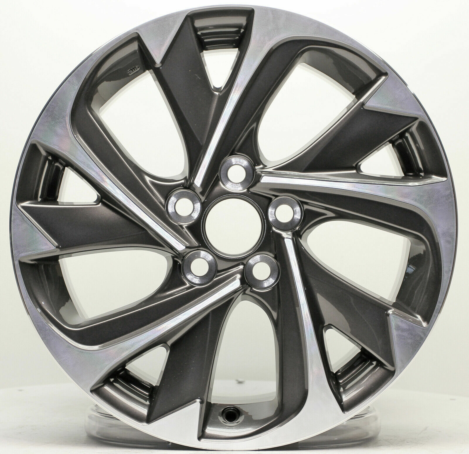 Wheel Fits 2017-2018 Toyota Corolla 17 Inch Alloy Rim Machined 5 Lug ...