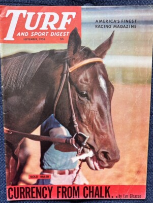 Turf & Sport Digest Horse Racing Bold Ruler(Sire Secretariat) Sept57 | eBay