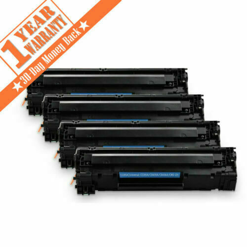 4PK CE285A Toner Cartridge CB435A For HP 85A LaserJet P1102W P1005 ...