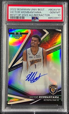 Victor Wembanyama 🦄 Mystery Pack - PSA 10 Wemby Guaranteed!! + NBA ...
