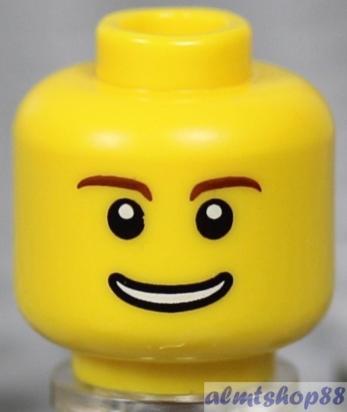 LEGO - MALE Minifigure Heads - PICK YOUR STYLE - Yellow Flesh Faces ...